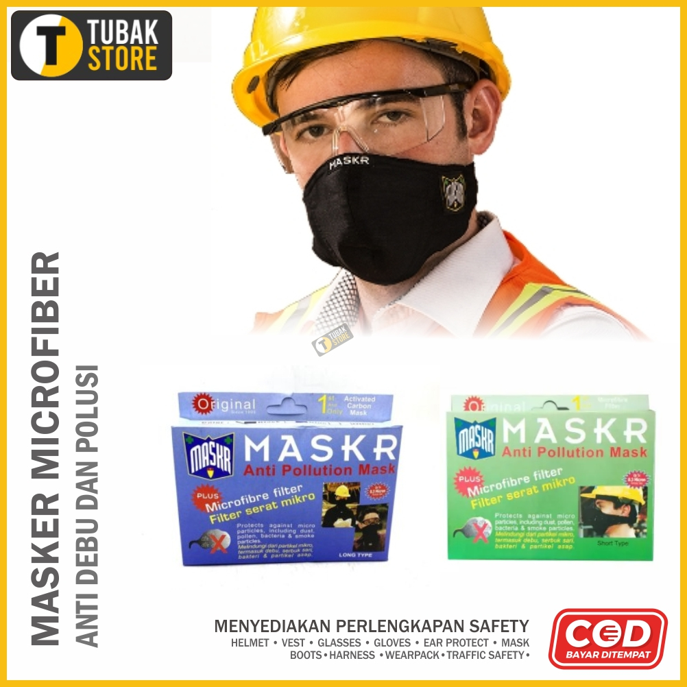 Jual Masker Micro Fiber MASKR Panjang Long Anti Debu Asap Motor Biker ...