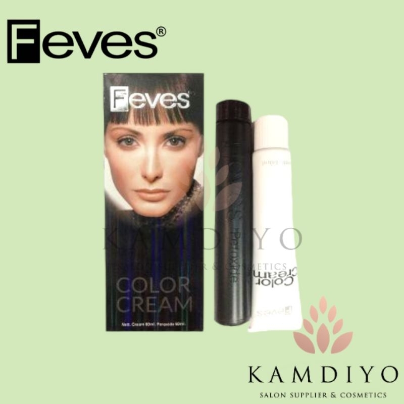 Jual Feves Hair Color Cream - 60ml | Semir Rambut | Shopee Indonesia