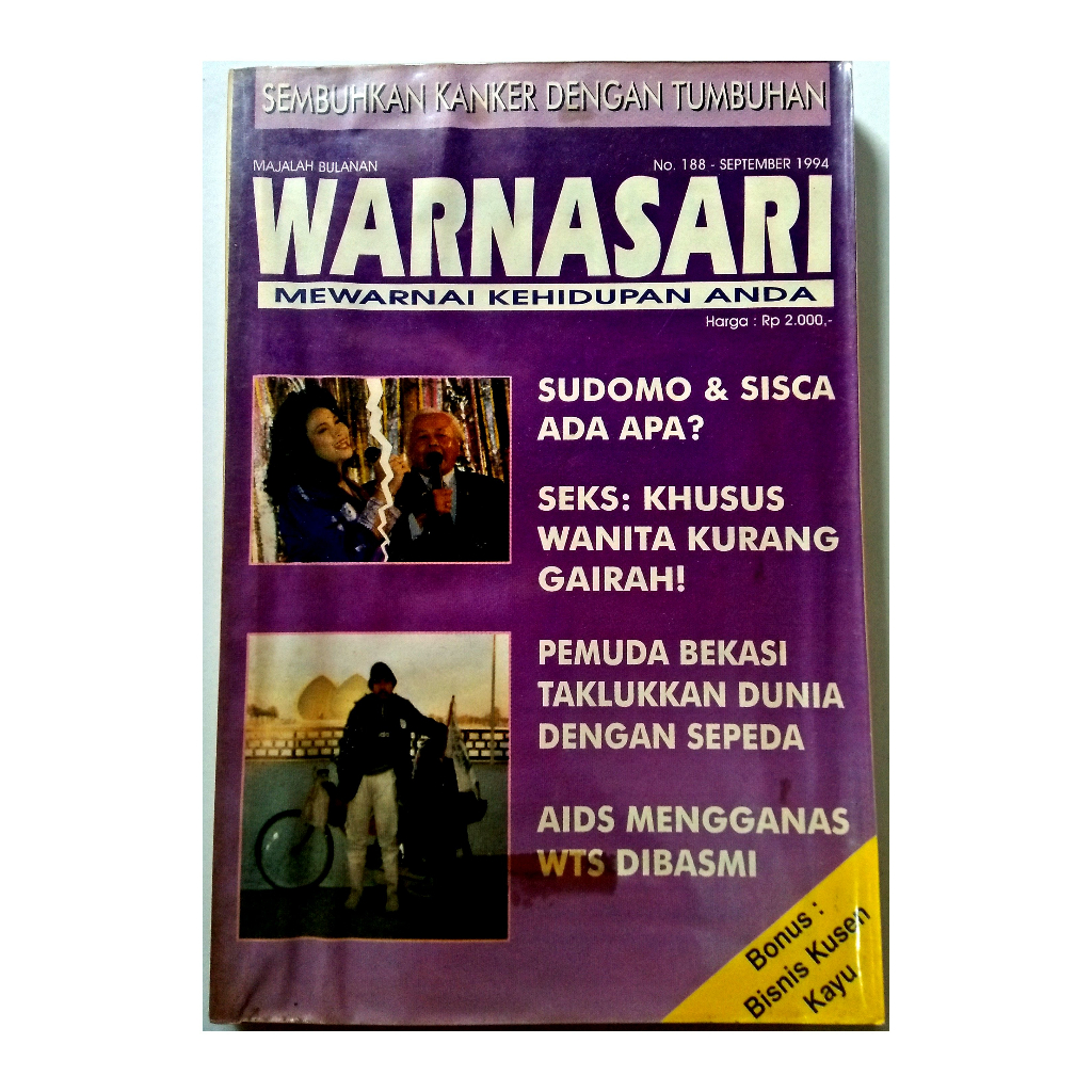 Jual Majalah Warnasari edisi SEP 1994 | Shopee Indonesia