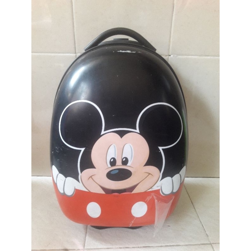 Jual Koper Anak/Travel Bag Anak Mickey Disney/Tas Trolli Anak | Shopee ...