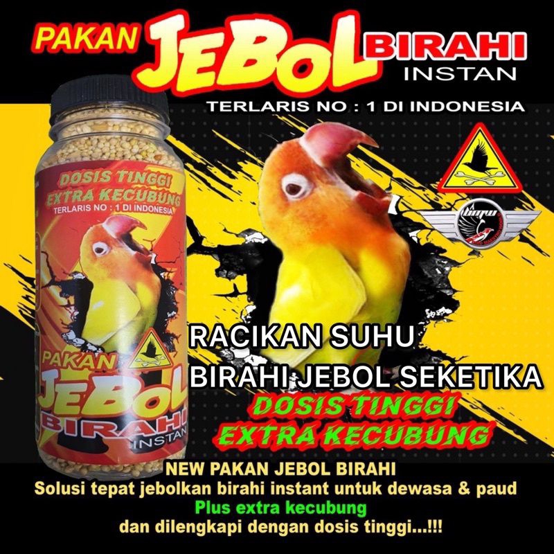 Jual Pakan Jebol Birahi Voer Pur Makanan Penggacor Burung Lovebird ...