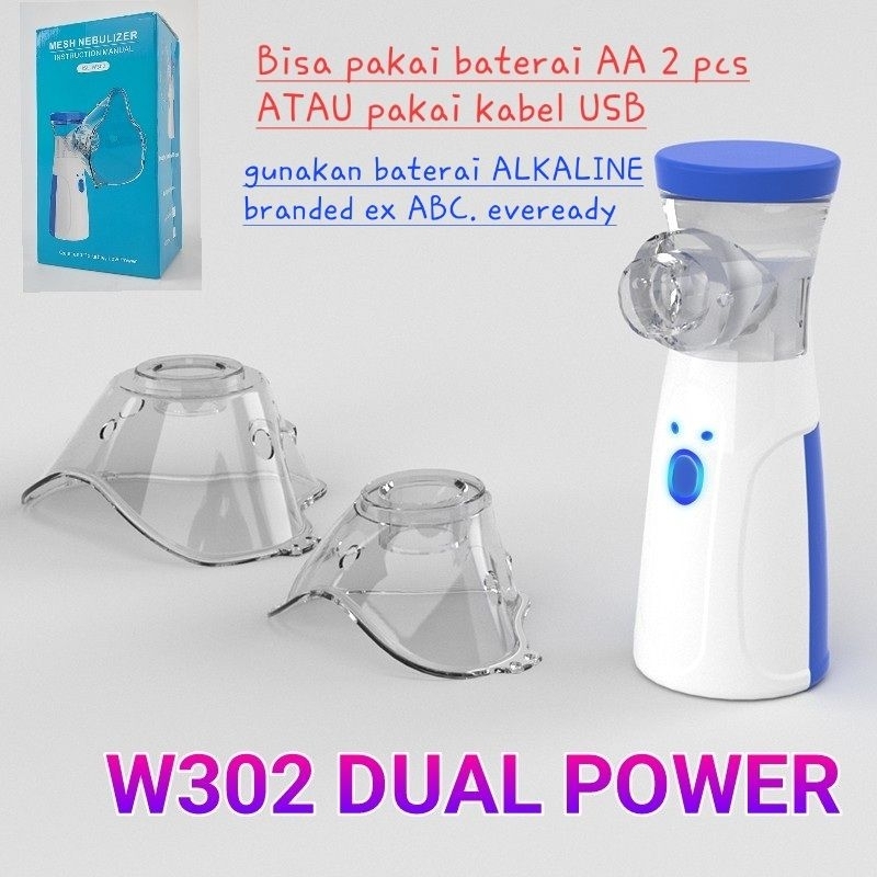 Jual Mini ultrasonic nebulizer portable-inhaler-alat uap asma PPOK-alat ...