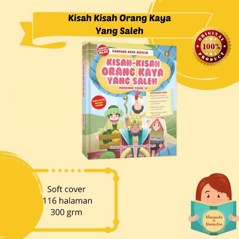 Jual Buku Cerita Anak : Kisah kisah Orang kaya Yang Saleh | Shopee Indonesia