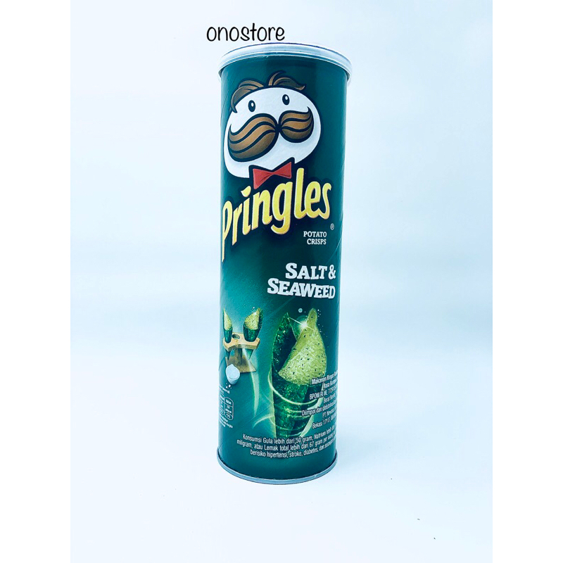 Jual Pringles Potato Crispy 102 Gram Salt & Seaweed | Shopee Indonesia
