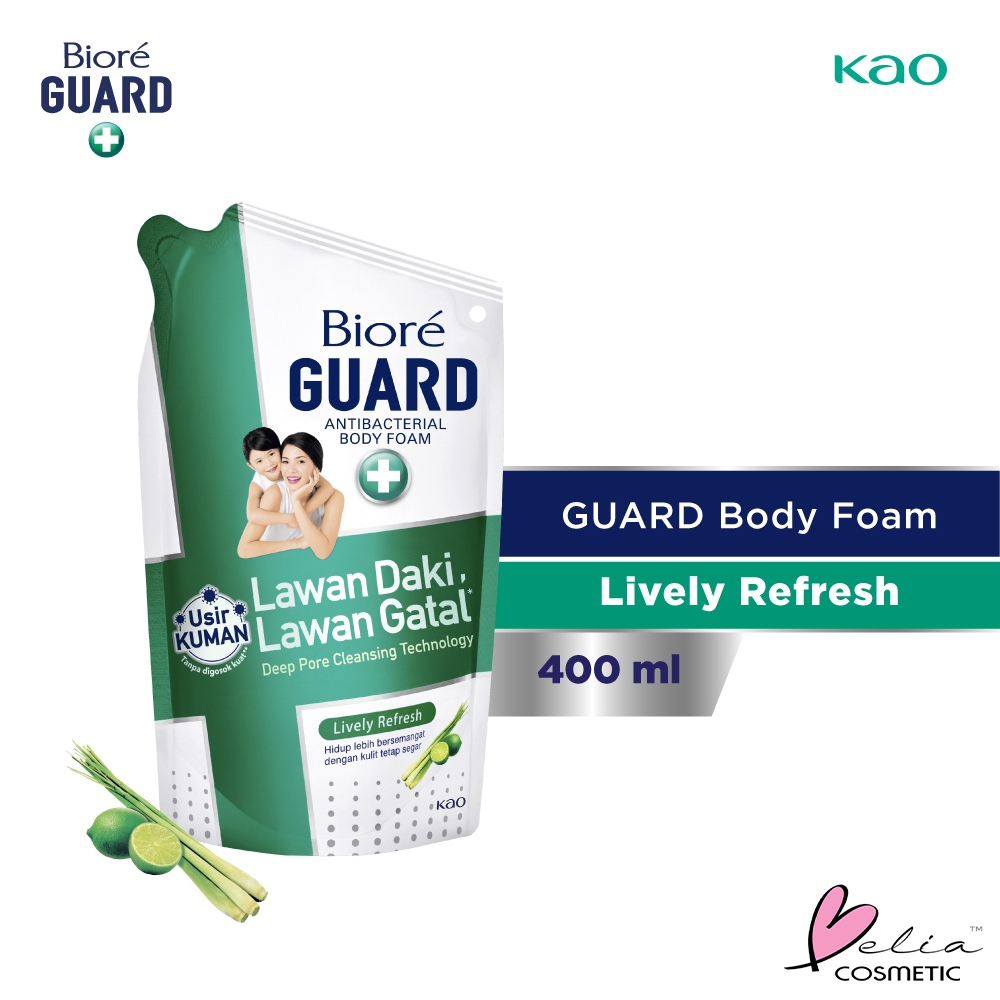 Jual BELIA BIORE Body Foam 400ml | Refill Sachet | Moisture Care | Guard Antibacterial | Sabun ...
