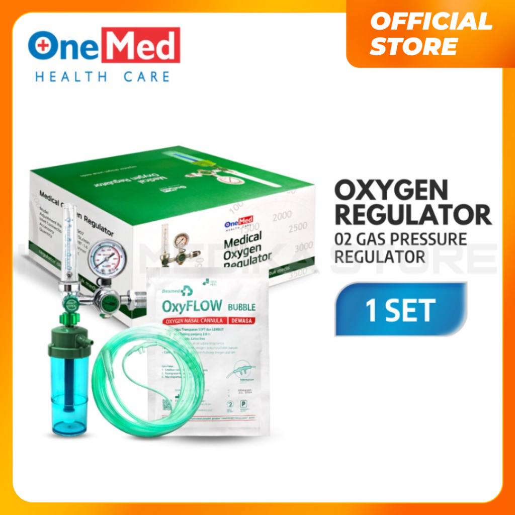 Jual ONEMED - Oxygen Regulator KP 907 | Regulator Tabung Oksigen ...