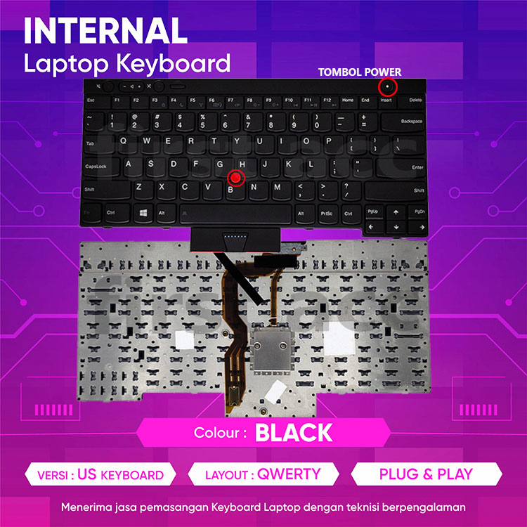 Jual Keyboard Lenv Thinkpad L430 L530 T430 T530 W530 X230 New | Shopee ...
