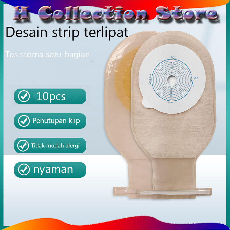 Jual 10Pcs Colostomy Bag HDR Tas Ostomi Satu Potong Sistem Diaktifkan ...