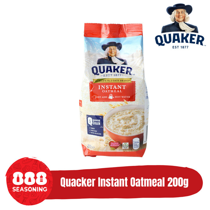 Jual QUAKER INSTANT OATMEAL 200GR | Shopee Indonesia