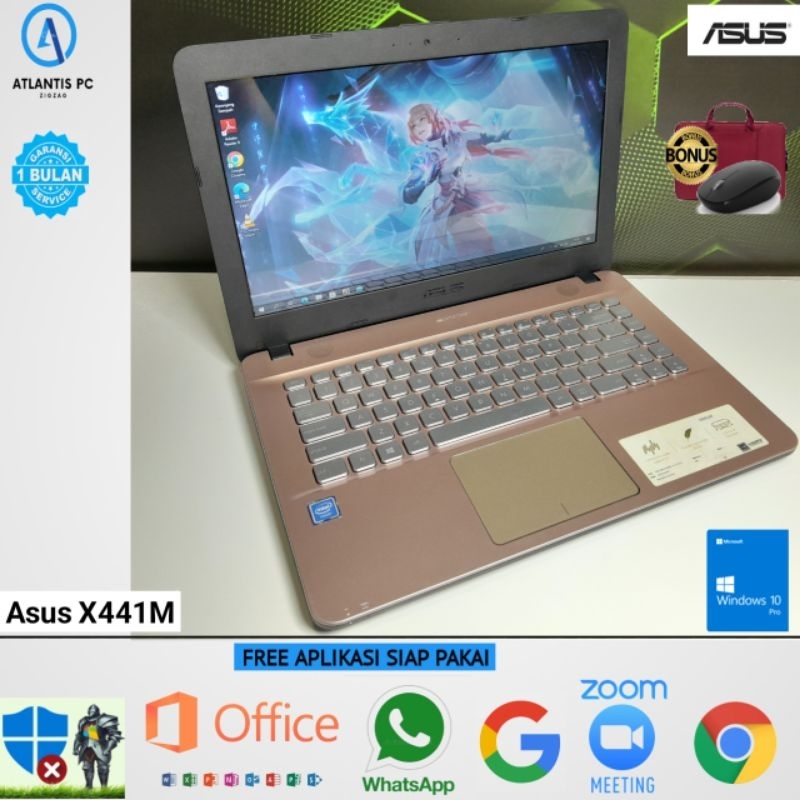 Jual Laptop Asus X441MA Ram 4GB HDD 1TB Windows 10 SIAP PAKAI ...