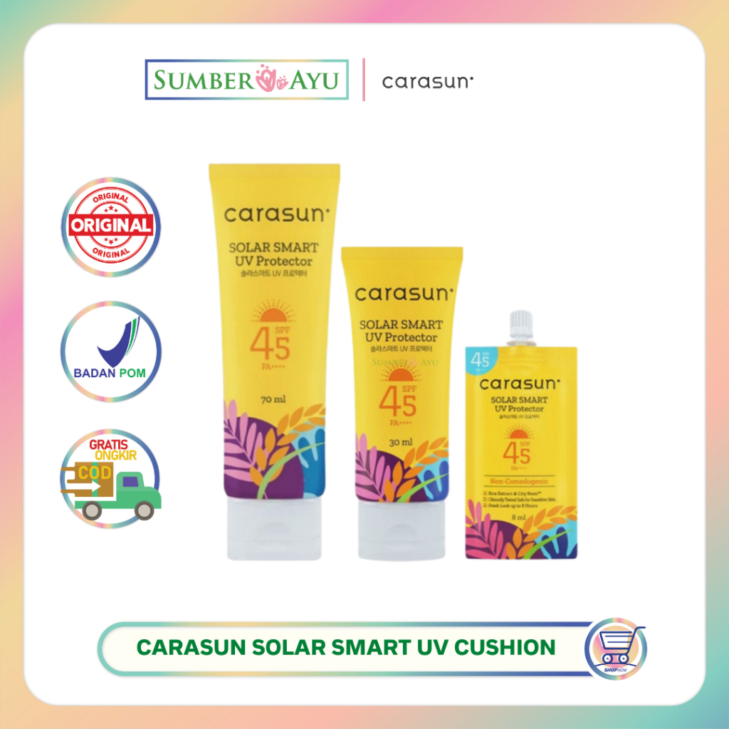 Jual Carasun Solar Smart UV Protector SPF 45 PA++ | Shopee Indonesia