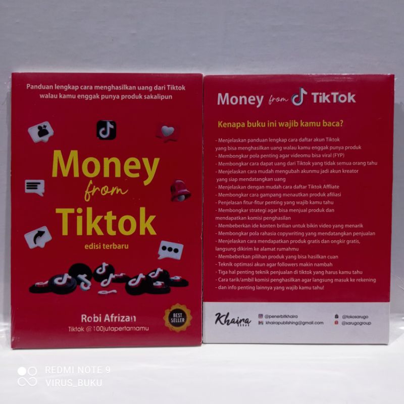 Jual Money From Tiktok Edisi Baru : Robi Afrizan | Shopee Indonesia
