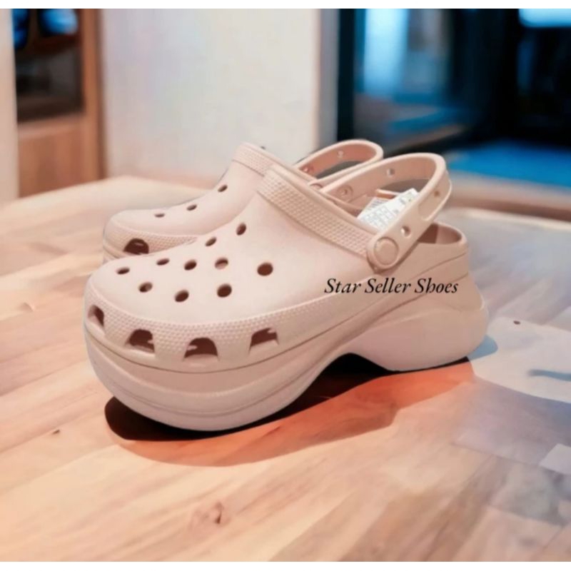 Jual Sandal Crocs Wanita classic Bae Original 7 Cm | Shopee Indonesia
