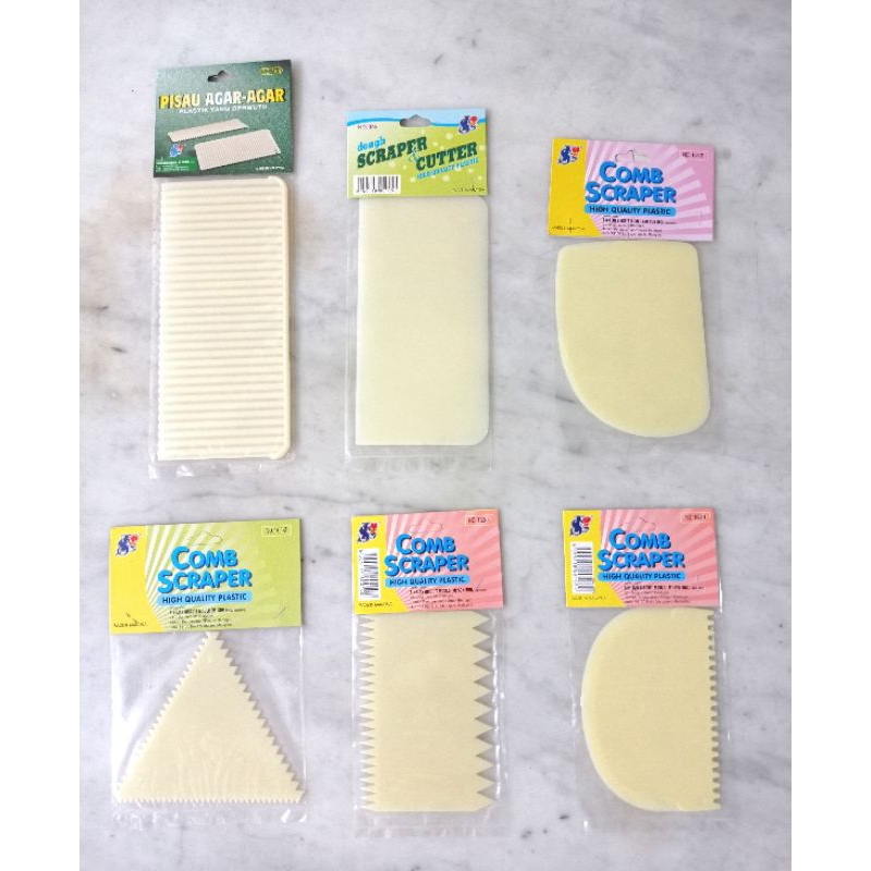 Jual pisau agar-agar / scraper cutter / comb scraper / scraper plastik ...