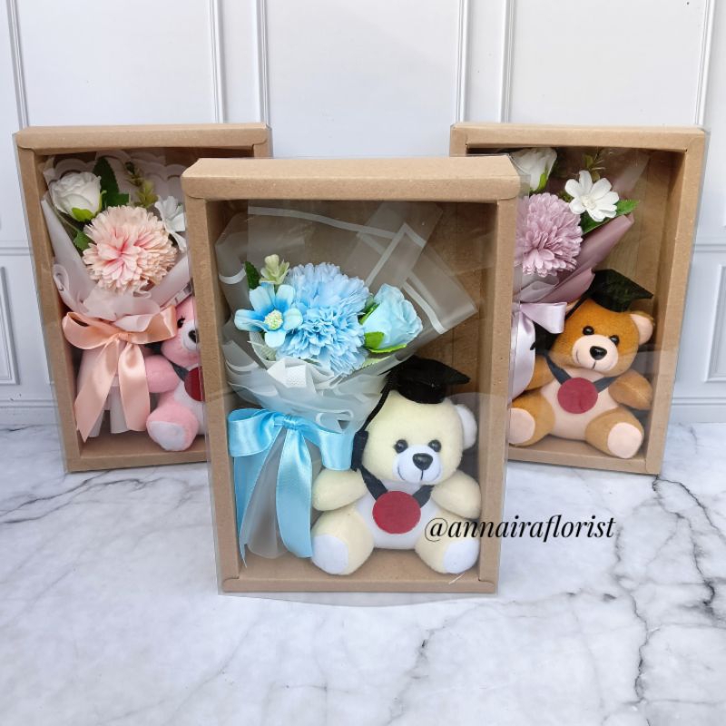 Jual Graduation box | boneka box | hadiah wisuda | buket bunga mini ...