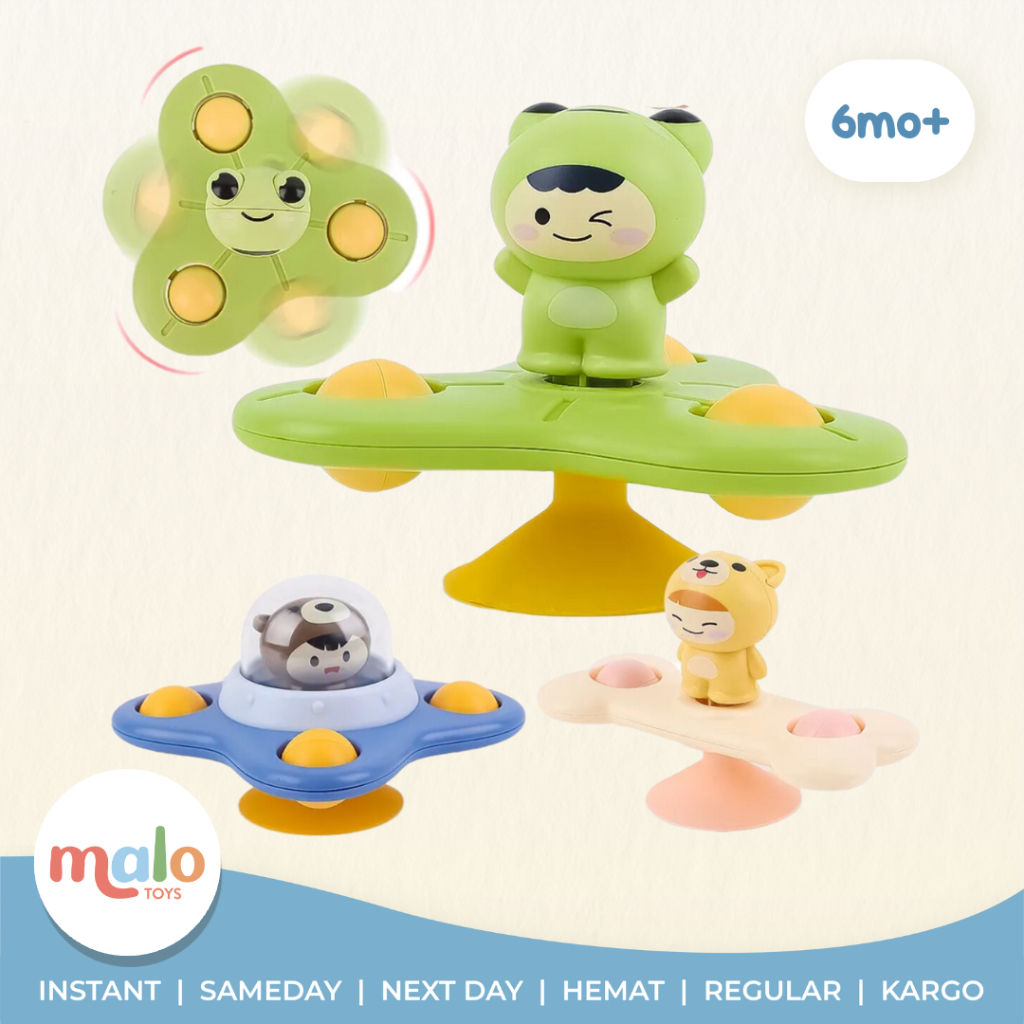 Jual MALOTOYS - Fidget Spinner Mainan Mandi Bayi Spinner Putar Mainan ...