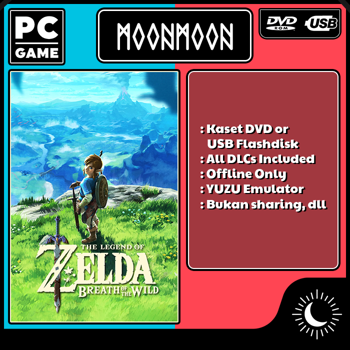 Jual The Legend of Zelda Breath of the Wild (2017) Full DLCs Game PC ...