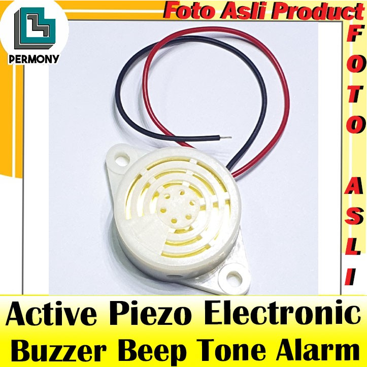 Jual SFM-27 SFM27 Buzzer Beep Tone Alarm Ringer DC 3-24V 85dB Active Piezo Electrnic | Shopee ...