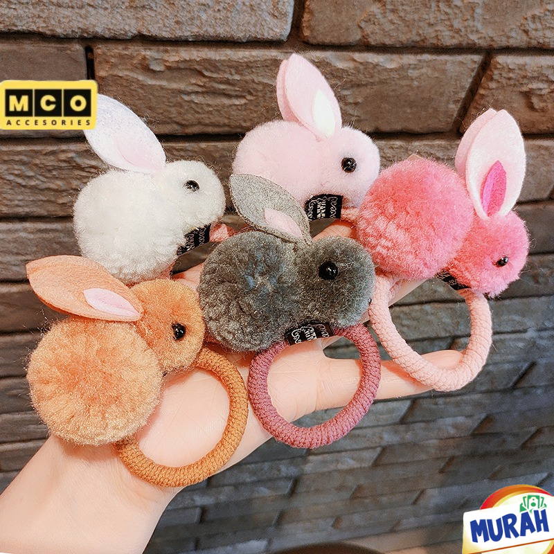 Jual Aksesoris Rambut Anak Perempuan Jepit Rambut Boneka Kelinci Karet ...