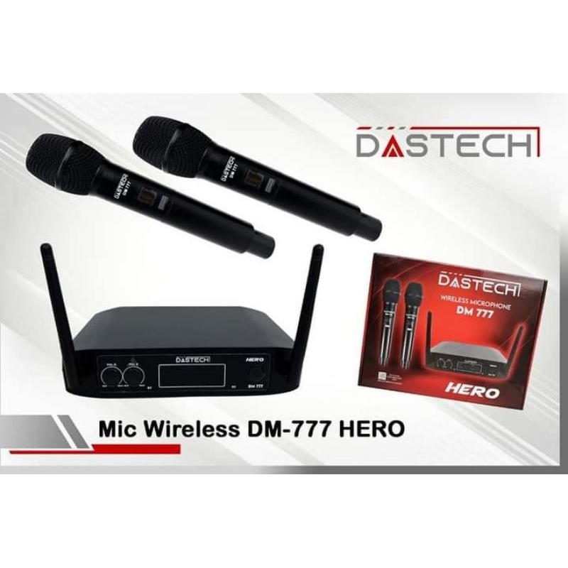 Jual MIC WEIRLESS DASTECH HERO DM 777 | Shopee Indonesia