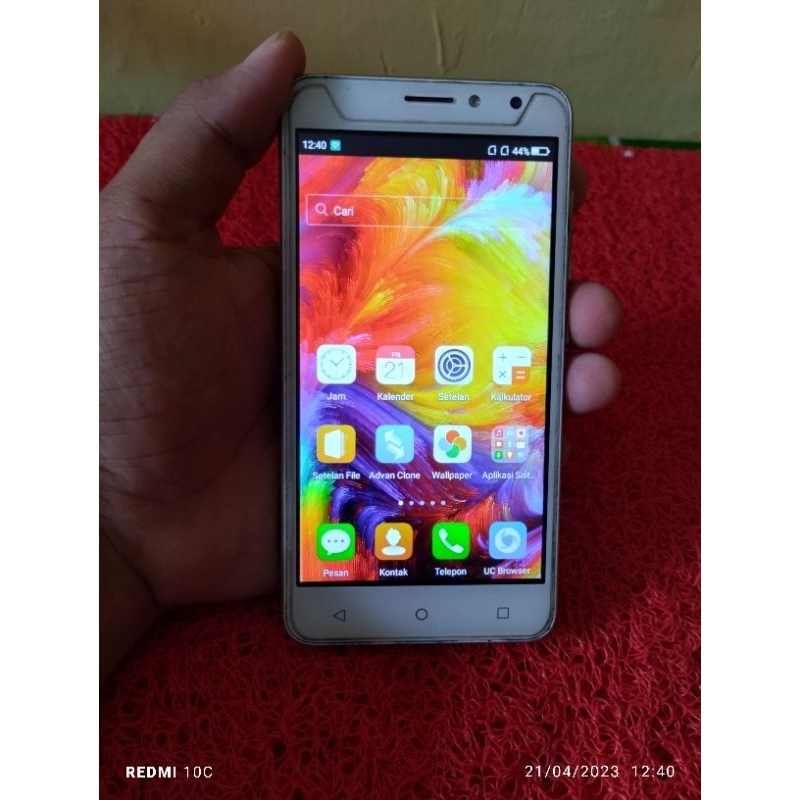 Jual Advan S5E 4GS android second harga terjangkau berkualitas | Shopee ...