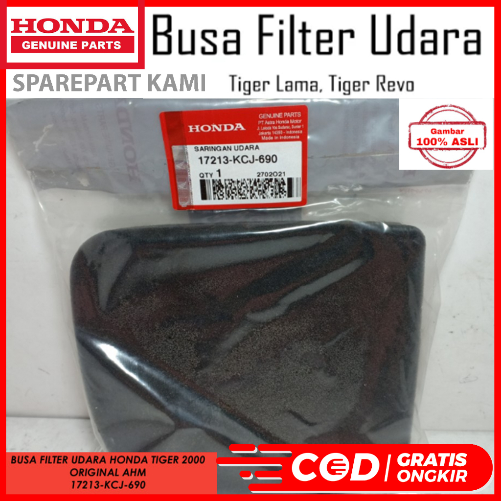 Jual BUSA FILTER SARINGAN UDARA TIGER LAMA TIGER REVO 17213-KCJ-690 KCJ ...
