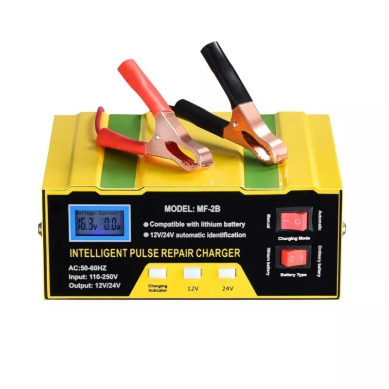 Jual CAS AKI MOBIL & TRUCK 12/24 VOLT OTOMATIS FAST CHARGING -COD ...