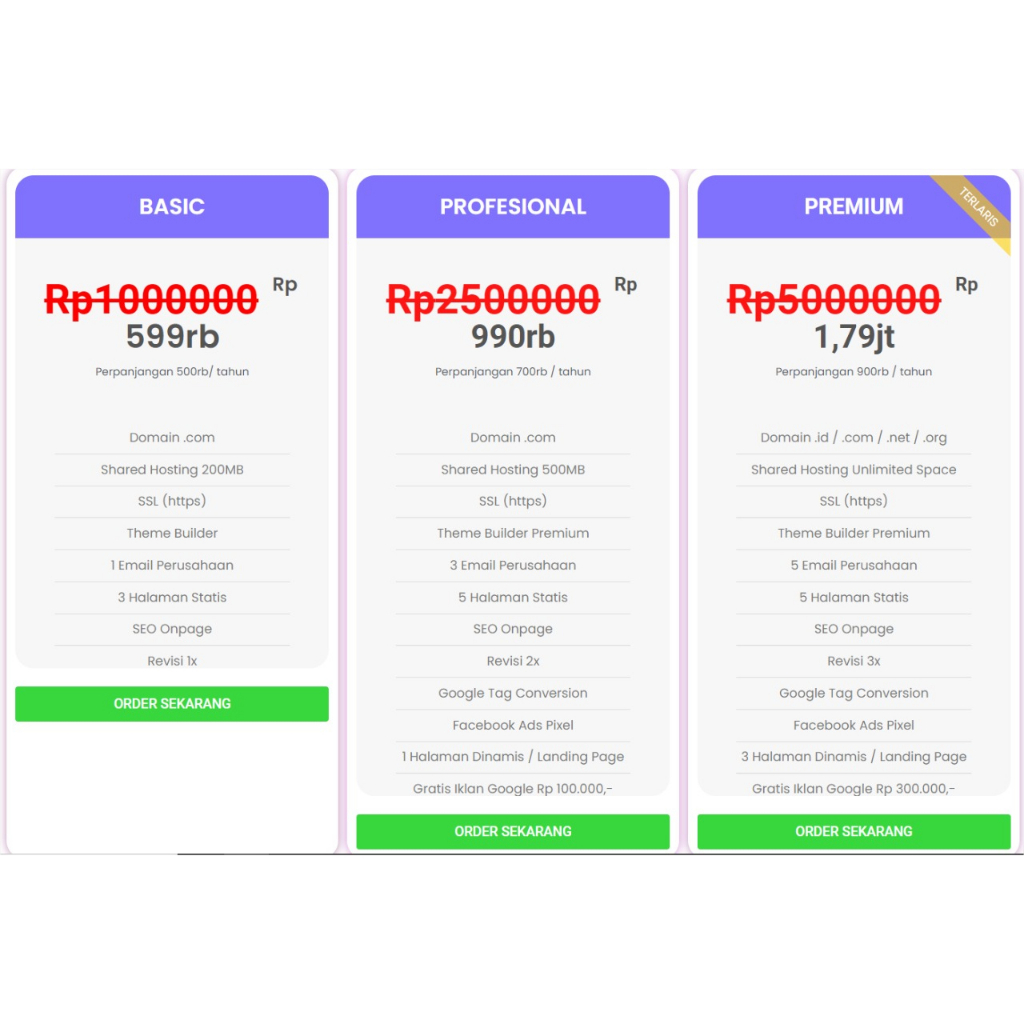 Jual Jasa Pembuatan Website | Shopee Indonesia