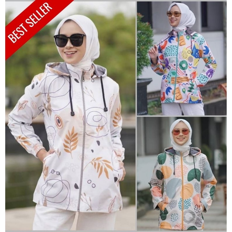 Jual Jaket Parka Full Printing Waterproof/Anti Air | OOTD Jaket Parka ...