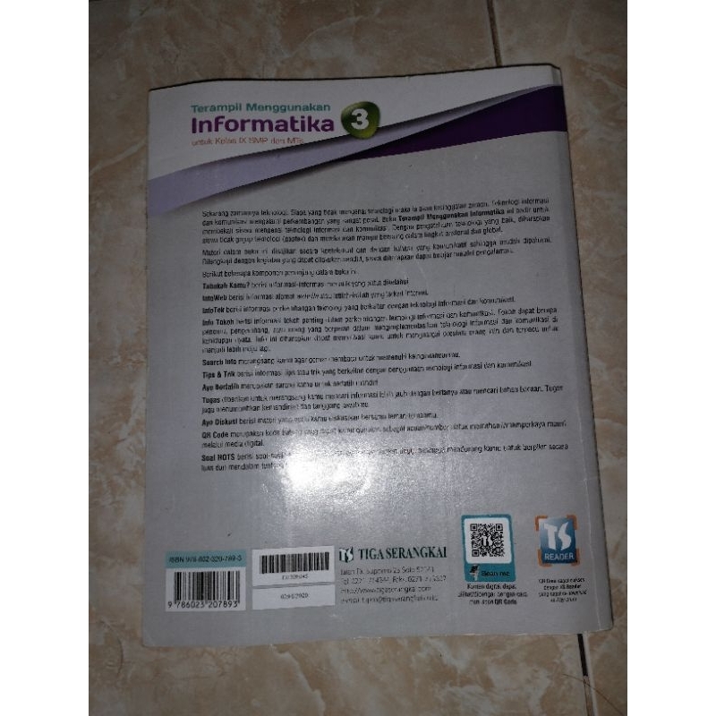 Jual BUKU INFORMATIKA SMP/MTS KELAS IX/9 PLATINUM | Shopee Indonesia