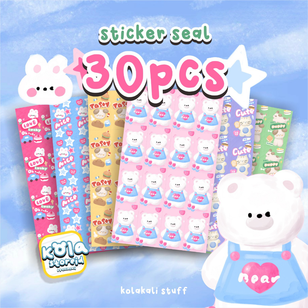Jual STICKER SEAL 30PCS PART 5 | STIKER SEAL | STIKER JURNALING ...