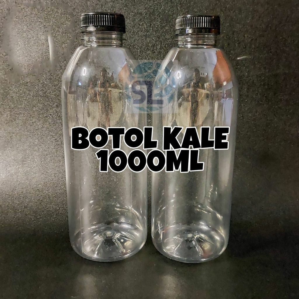 Jual Botol Kale 1 liter / Botol Plastik Kale 1000 ml Ready Stock Murah ...