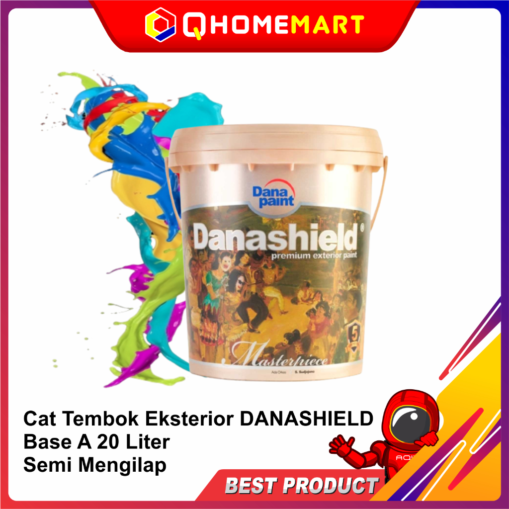Jual Cat Tembok Eksterior DANAPAINT DANASHIELD Base A 20 Liter Semi ...
