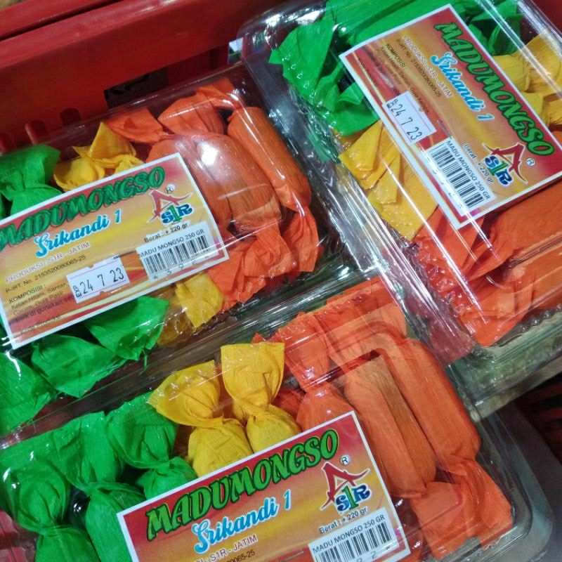 Jual 220 gram ( 15 pcs ) Madu Mongso khas Madiun | Shopee Indonesia