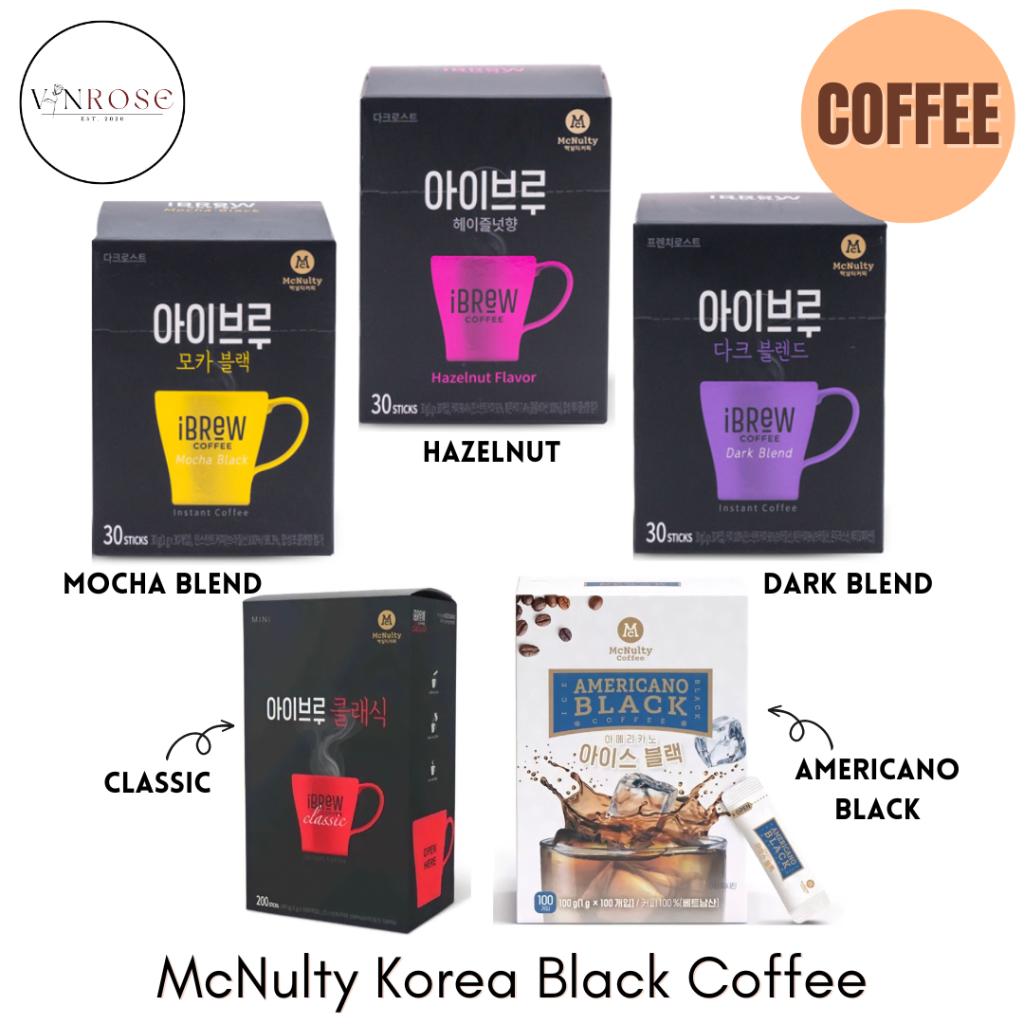 Jual McNulty iBrew Korea Black Coffee No Sugar Coffee Korea/ Kopi ...