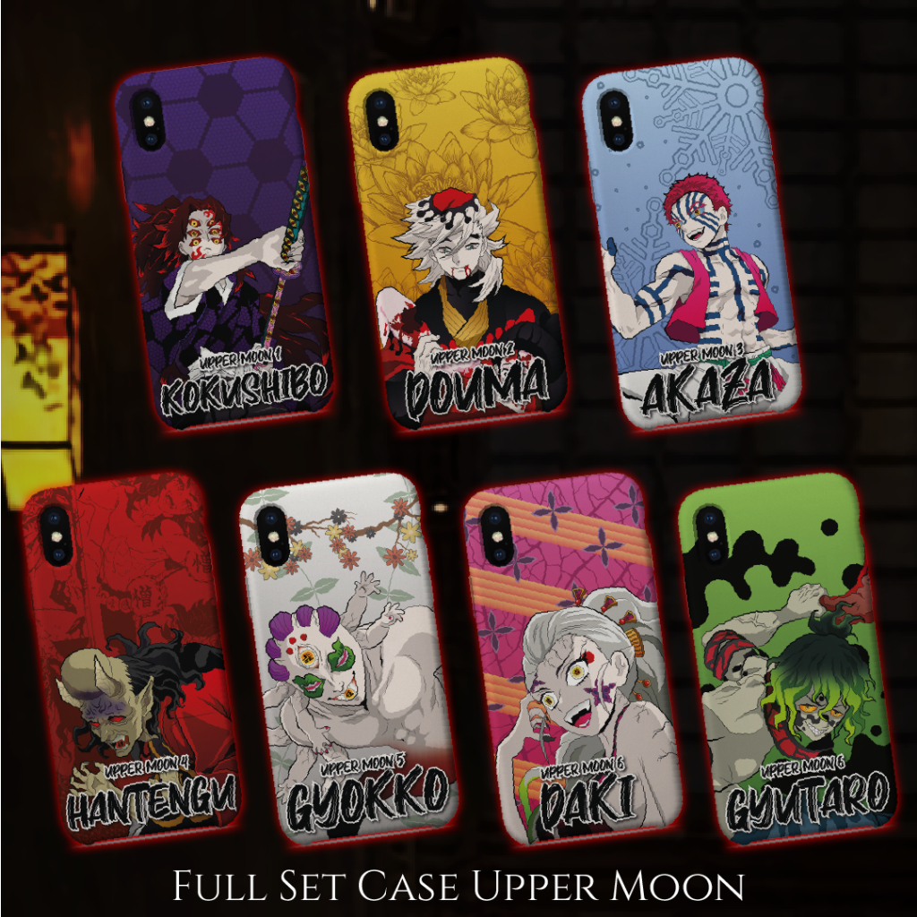Jual Case Anime Kimetsu no Yaiba Upper Moon Series Kokushibo Akaza ...
