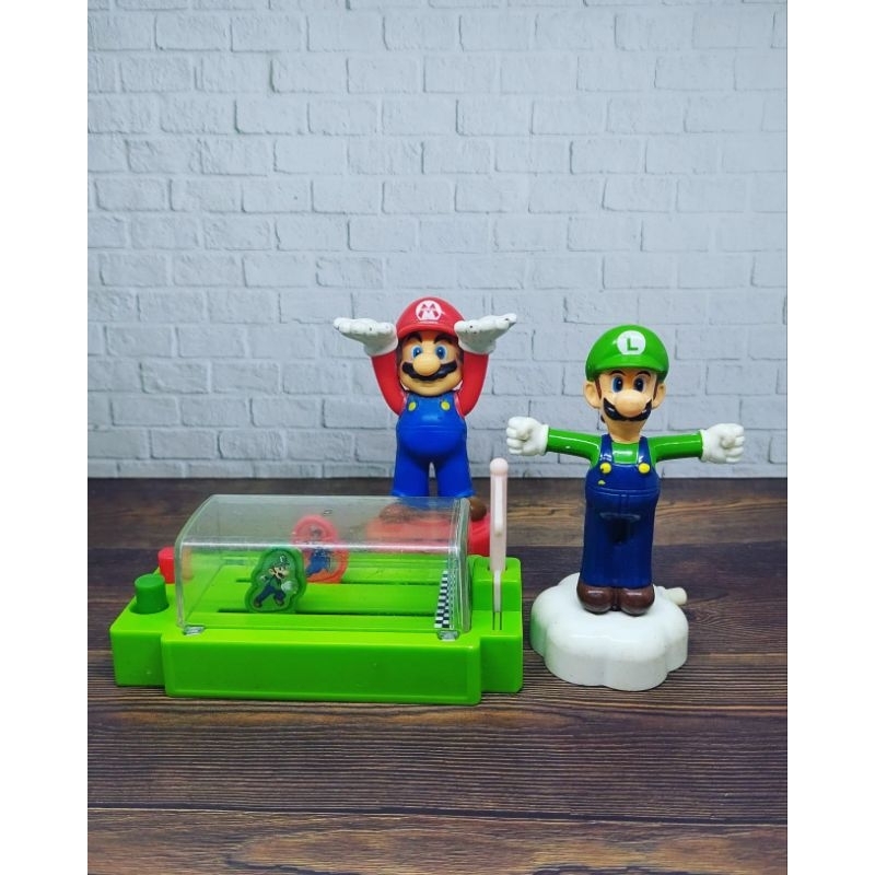 Jual Super Mario Bros Luigi Mainan running mario bros happy meal McD ...