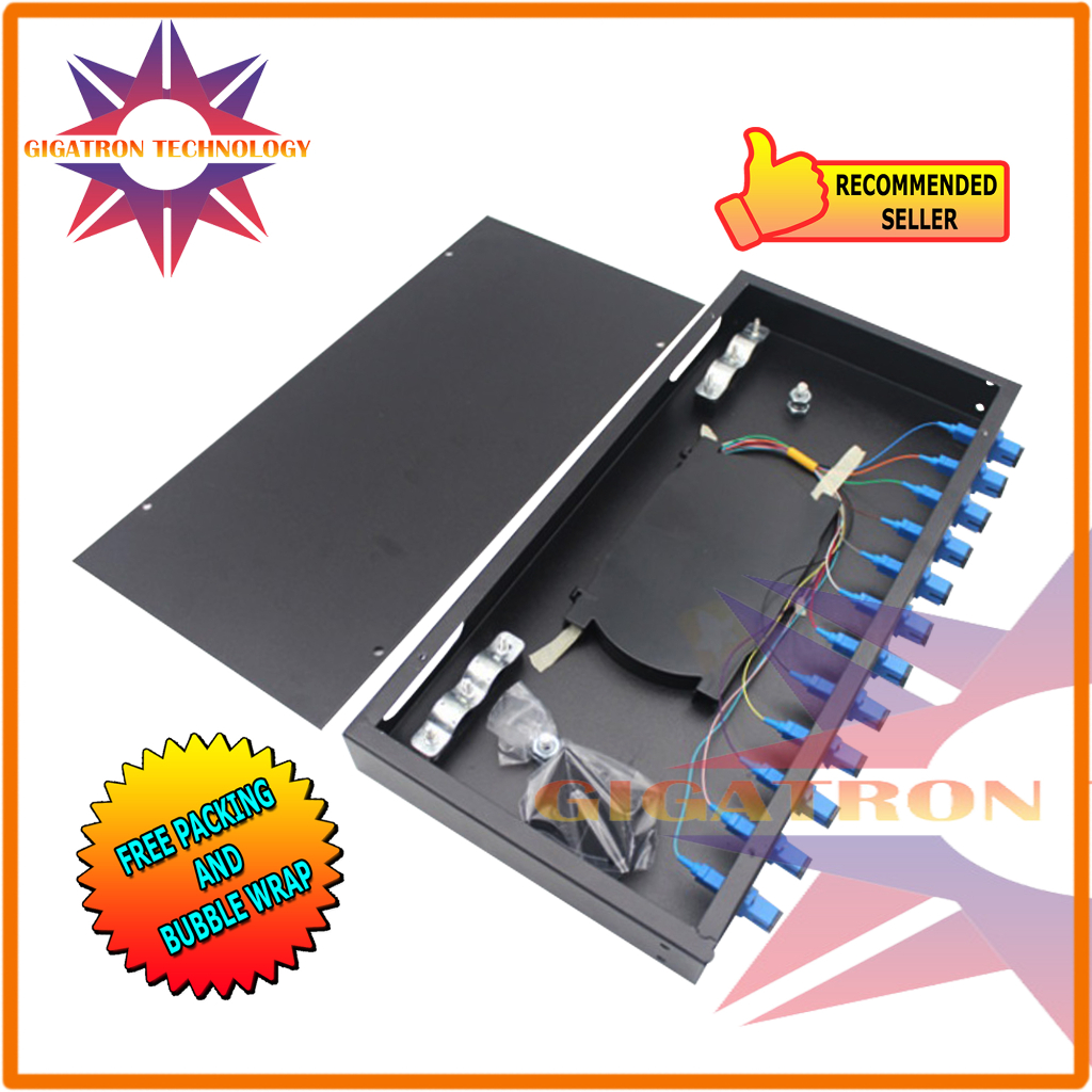 Jual OTB 12 Core SC UPC Single Mode Fullset ODF 12 Core SC Fiber Optic ...