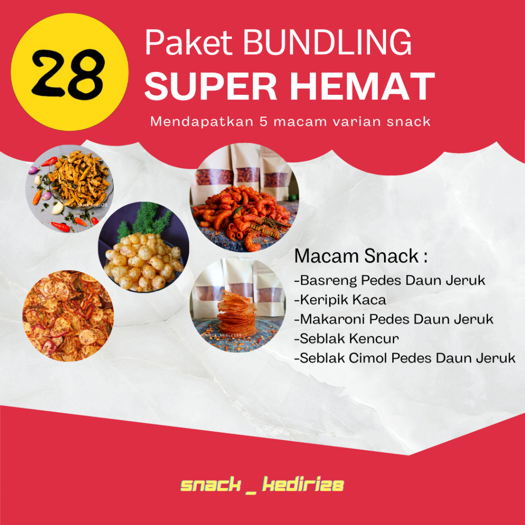 Jual Paket Bundling Snack 5 Varian Macam | Shopee Indonesia