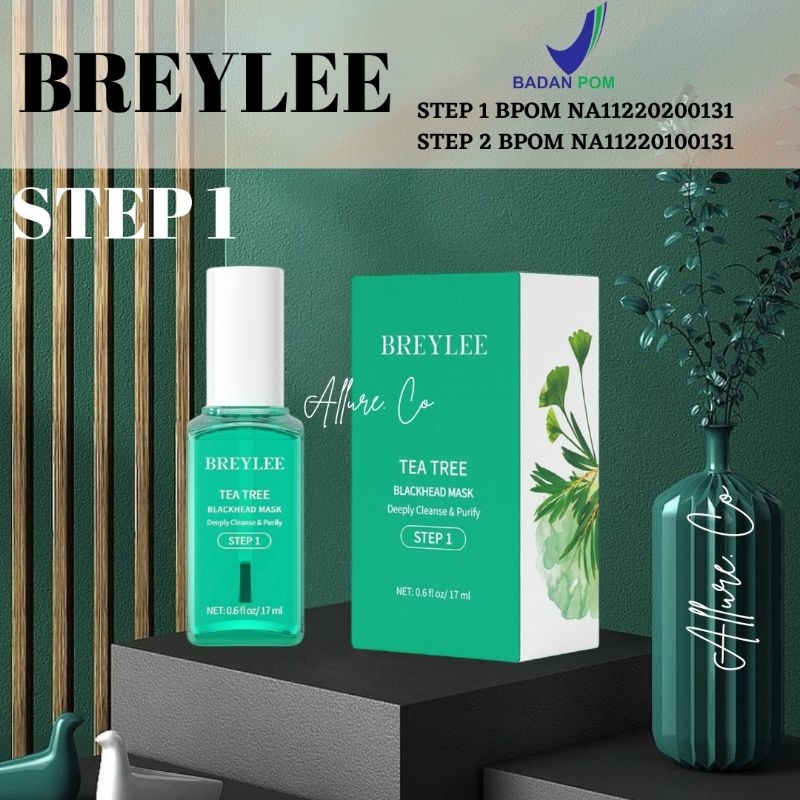 Jual BREYLEE BLACKHEAD MASK [BPOM] STEP 1 & STEP 2 / PEEL OFF MASK ...