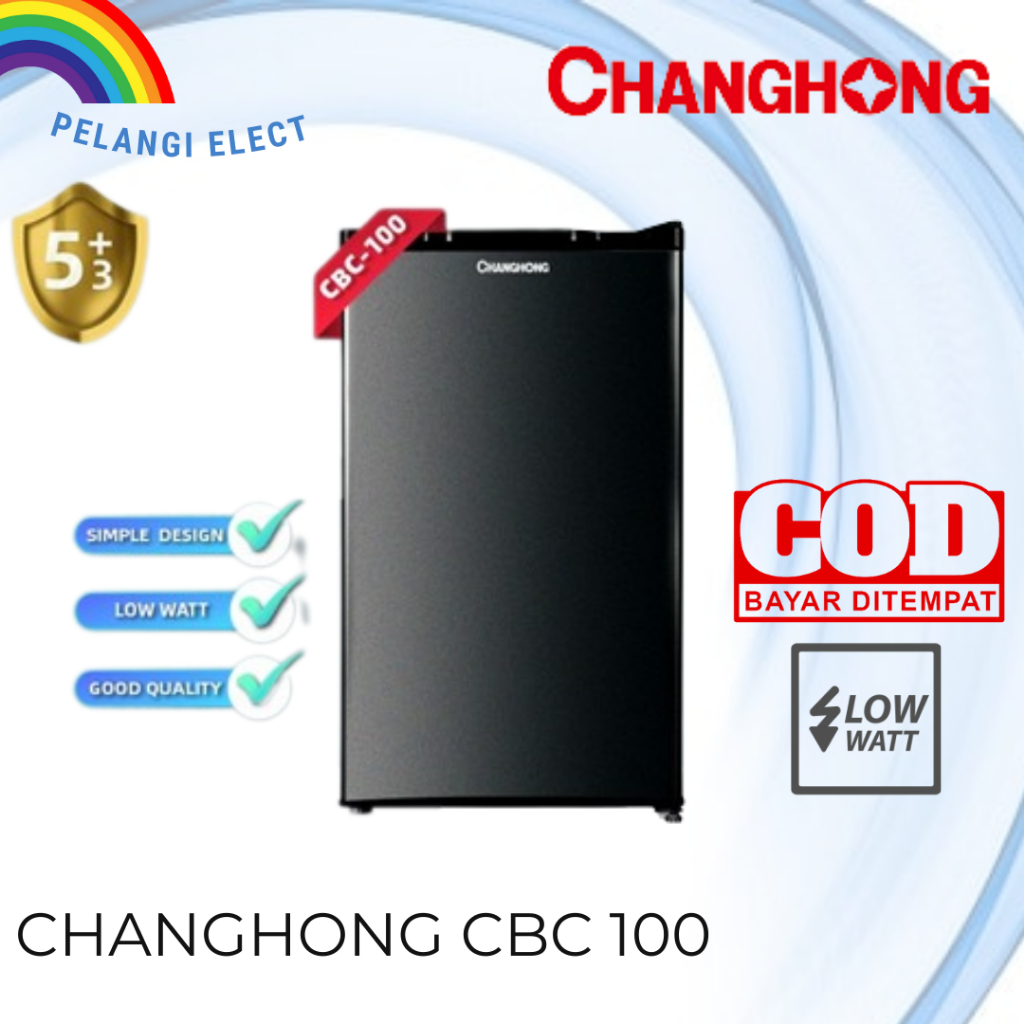 Jual CHANGHONG Kulkas 1 PINTU CBC-100 [100 L] - BLACK | Shopee Indonesia