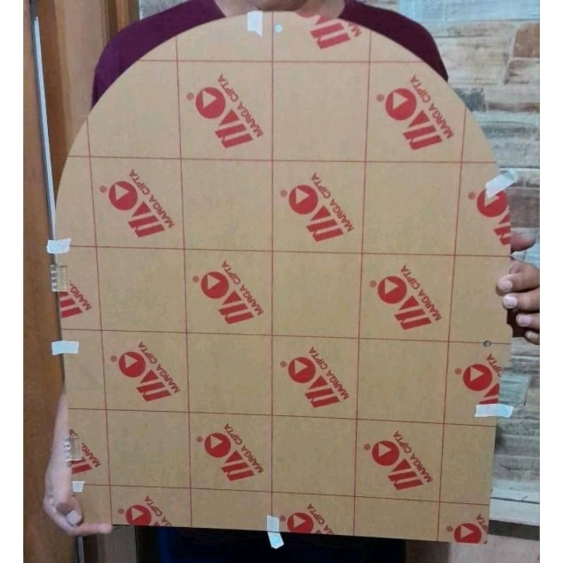 Jual BOX PIGURA MAHAR LENGKUNG AKRILIK BENING CUSTOM UKURAN 35x50x5cm ...