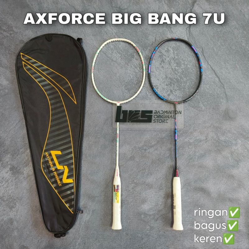 Jual Raket Badminton Bulutangkis LINING AXFORCE BIG BANG ORIGINAL ...