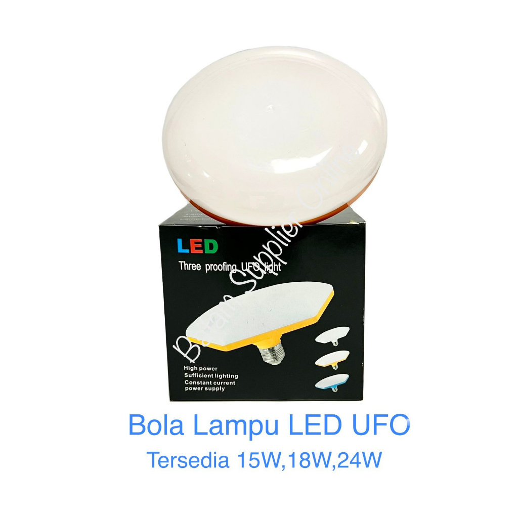 Jual Lampu LED UFO Ruangan Kamar Ceiling Putih 15Watt 18Watt 24Watt ...
