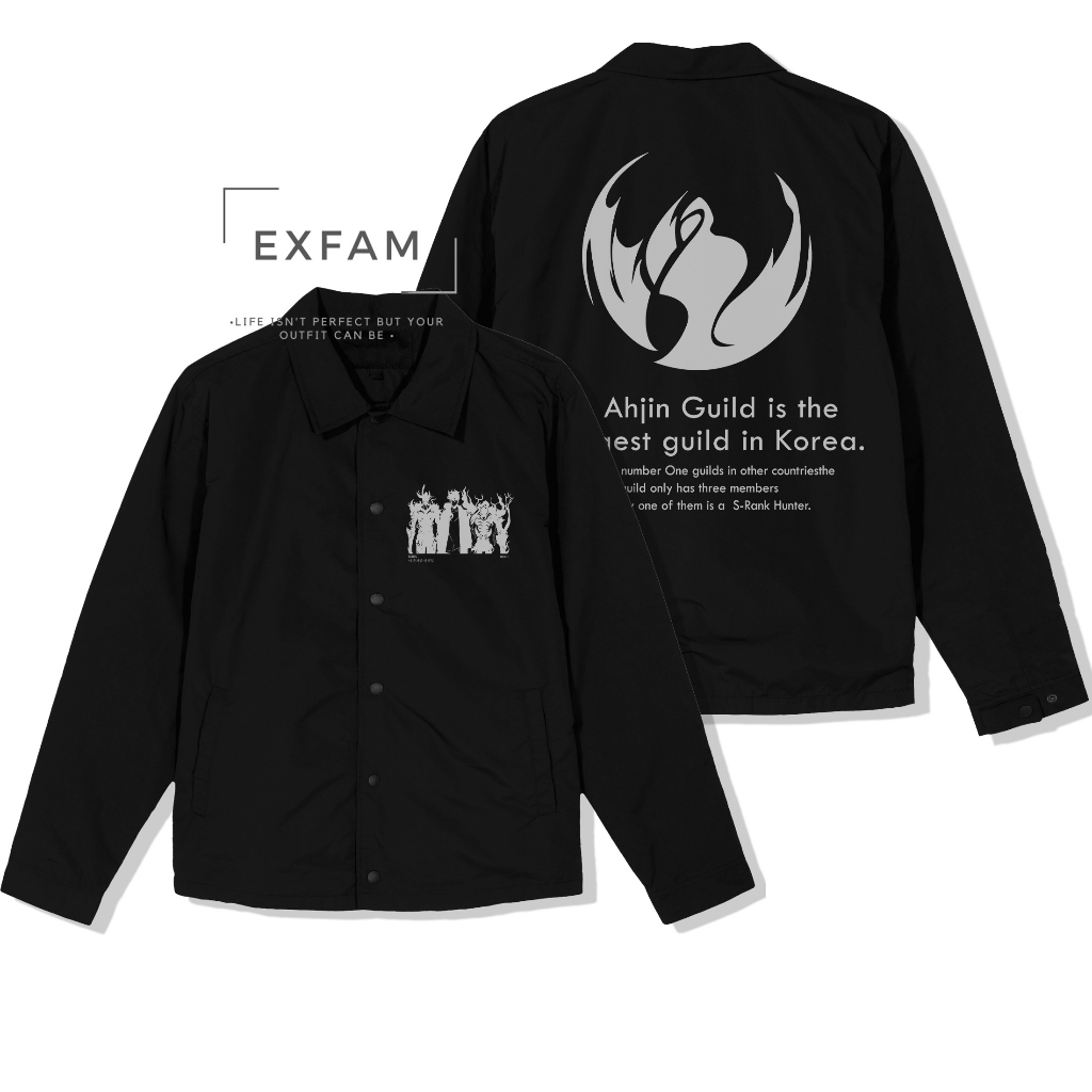 Jual Jaket Coach Solo Leveling Ahjin Guild Komik Manhwa Korea | Shopee ...