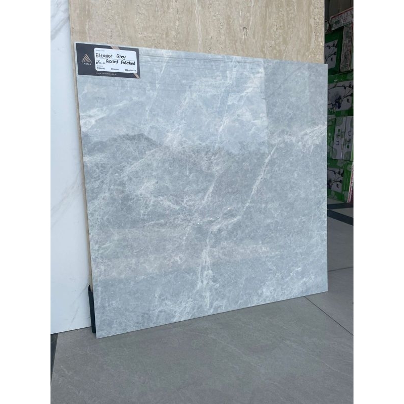 Jual Granite lantai 60x60 Eleaner grey / Glazed polish / Arna | Shopee Indonesia
