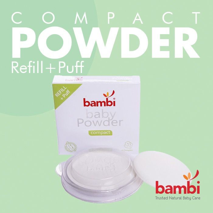 Jual Bambi Baby Powder Compact 40gr / Bedak Padat Bayi & Anak | Shopee ...