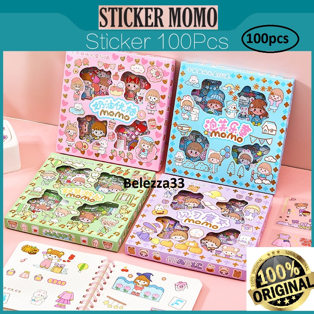 Jual Stiker Viral Momo/Sticker Momo 100pcs/Box | Shopee Indonesia