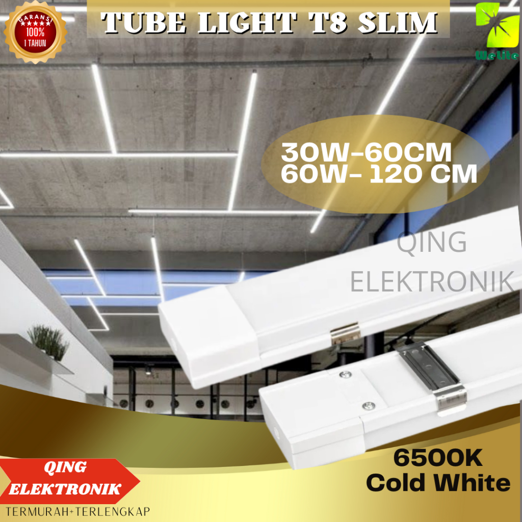 Jual Lampu TL Slim T8 LED Kotak Tubelight LED Linear T8 30W 60W ...