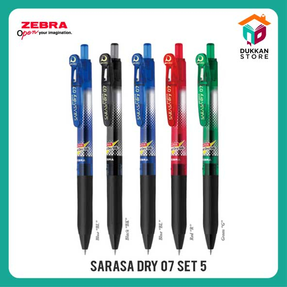 Jual Pulpen Zebra - Pulpen Sarasa Dry 0.5 #zebra | Shopee Indonesia